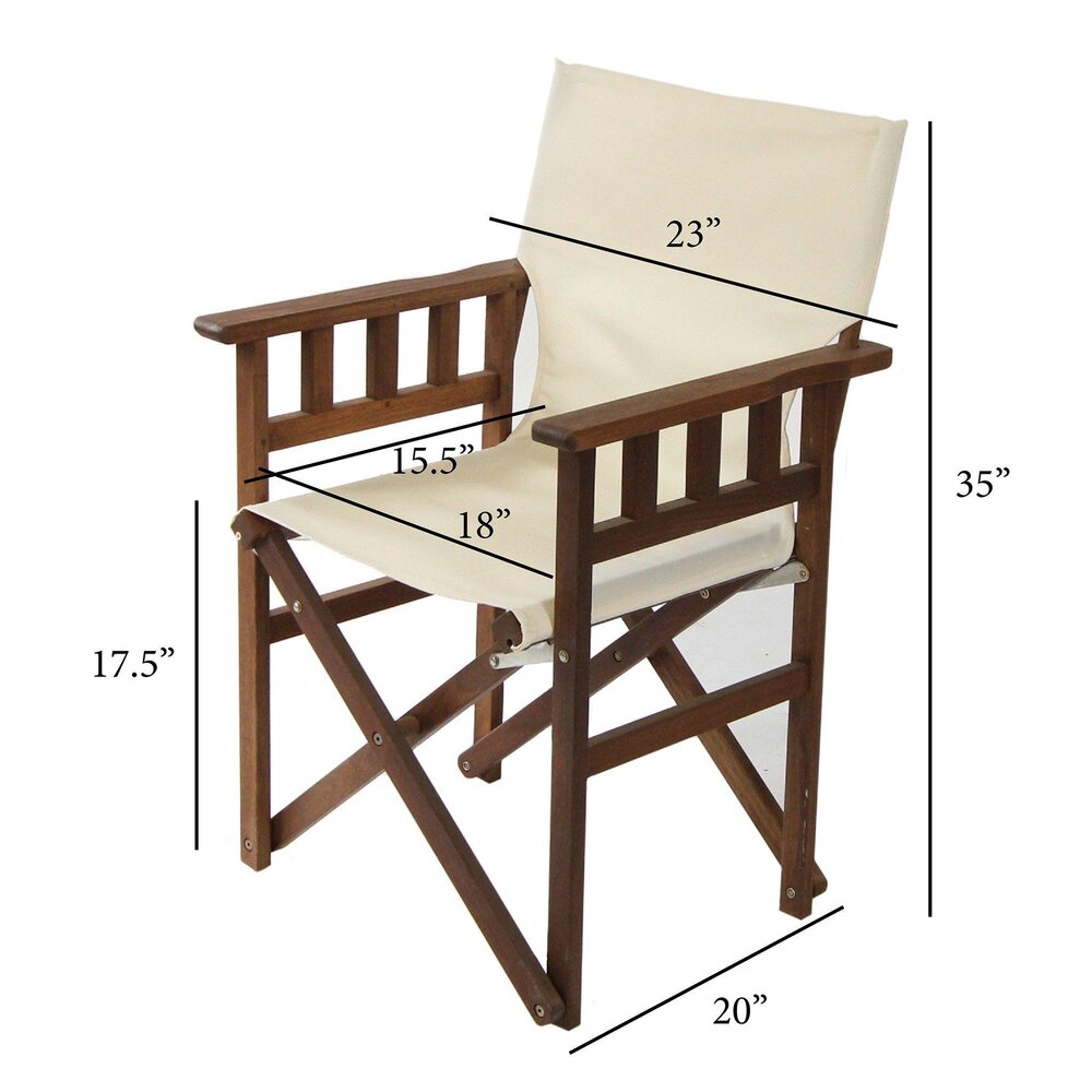Pangean Campaign Folding Camping Chair | Order a Portable Wooden ...