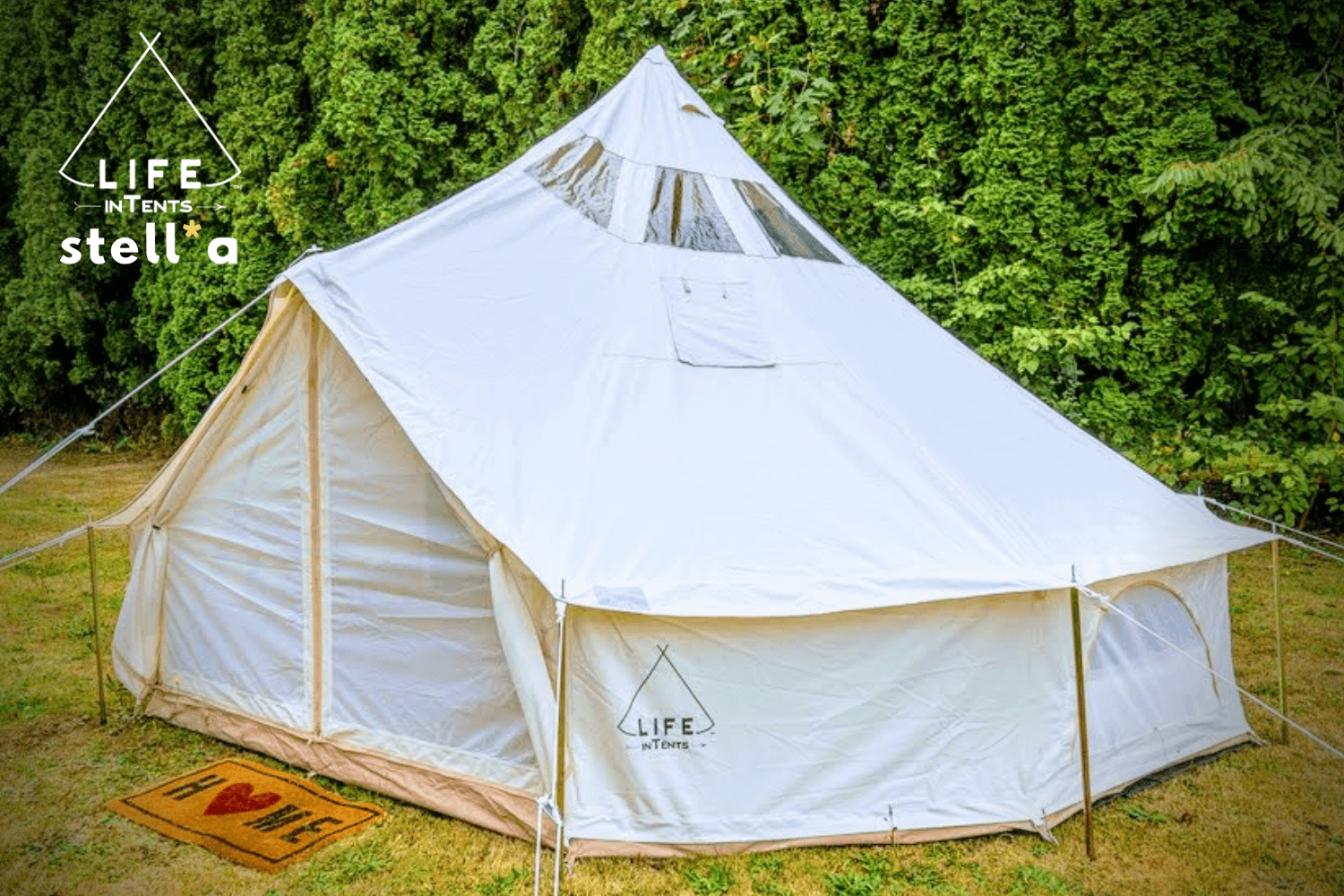 16' (5M) Stella™ Stargazer Bell Tent | A Skyview Glamping Tent - Life ...