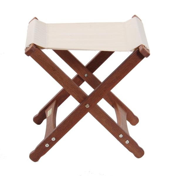 Folding Camp Stool | Canvas | Green or White - Life inTents