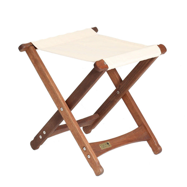 Folding Camp Stool | Canvas | Green or White - Life inTents